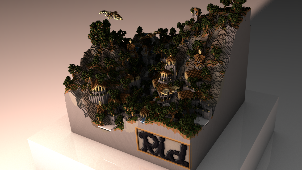 Themethyr - An elven village Minecraft Map