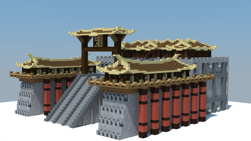 Oriental Compound Minecraft Map