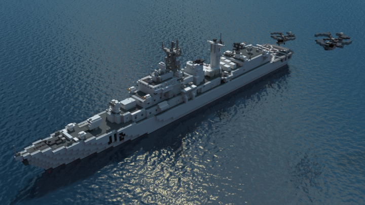 Type 052 Luhu-Class Destroyer Minecraft Map