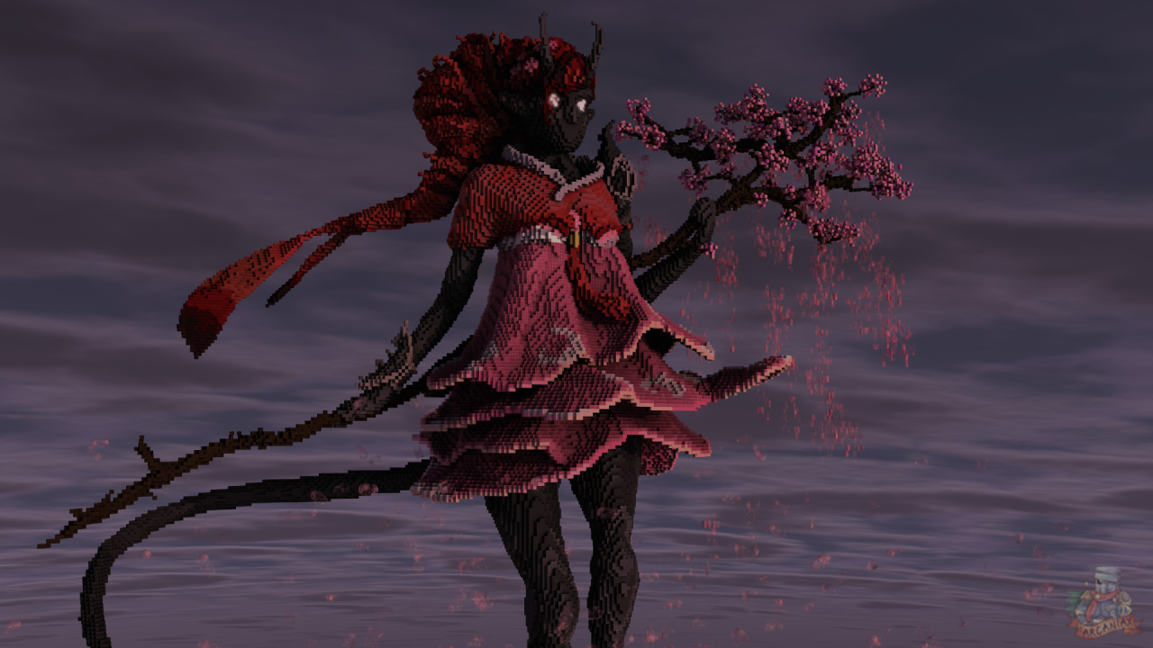 Female demon Minecraft Map