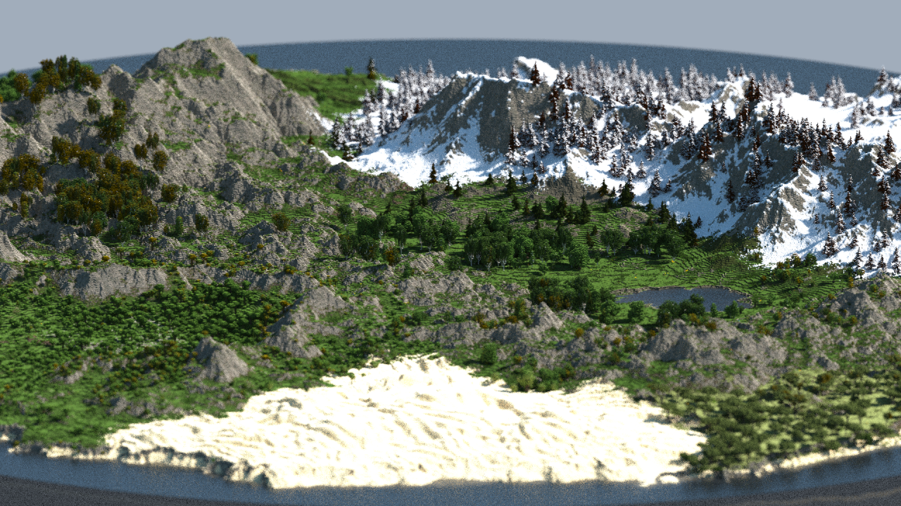 The World for Survival [Download] 2000x2000 - WorldPainter Minecraft Map