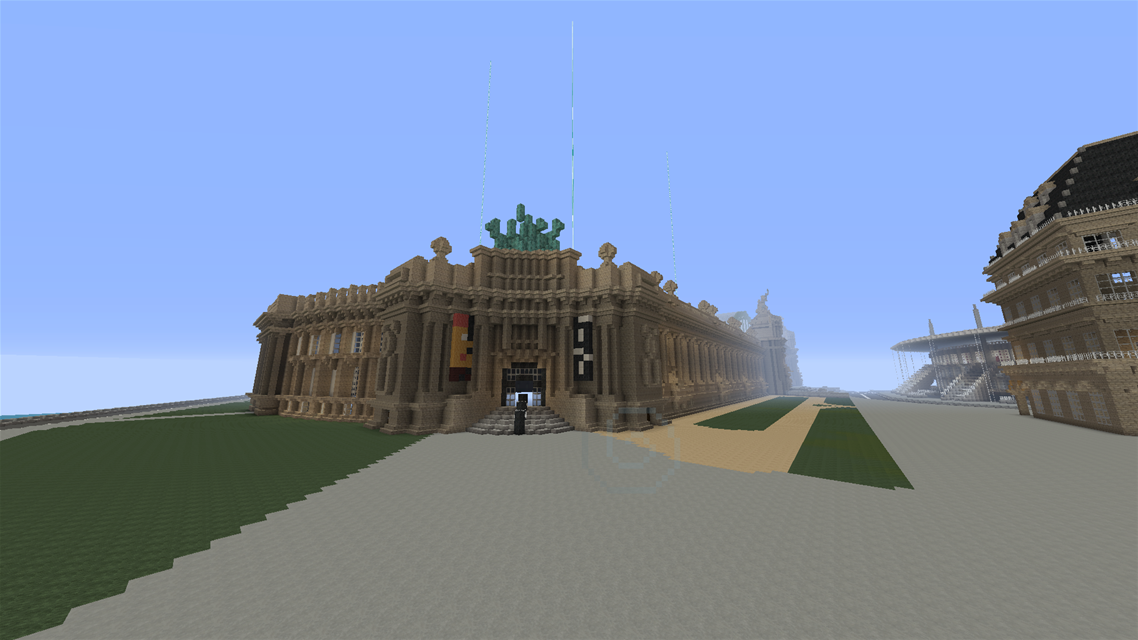 Grand Palais Paris Minecraft Map