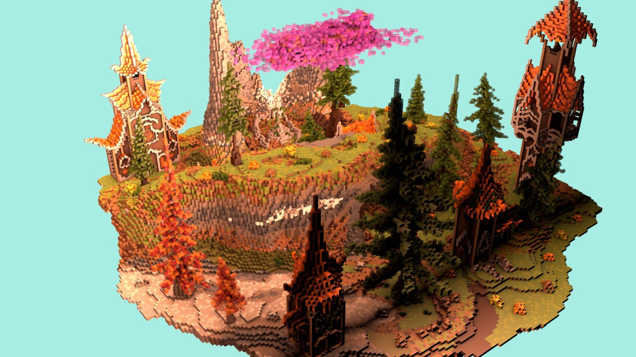 Kjaken Lobby // Medieval themed Minecraft Map