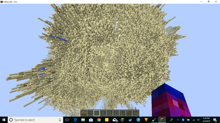 Running Minecraft Map