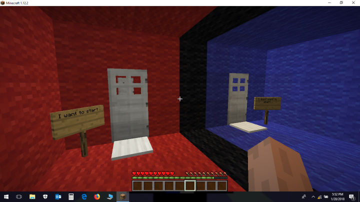 Would You Rather? Minecraft Map