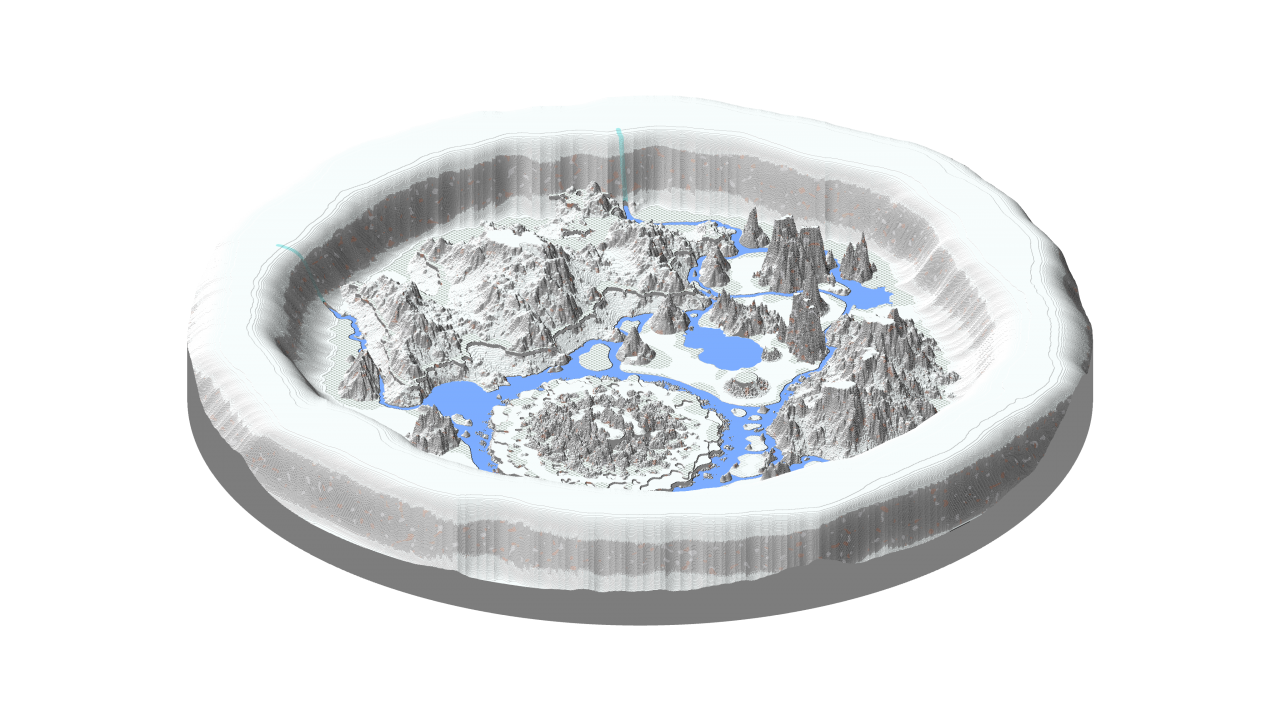 SkyWorld-WinterLand Minecraft Map