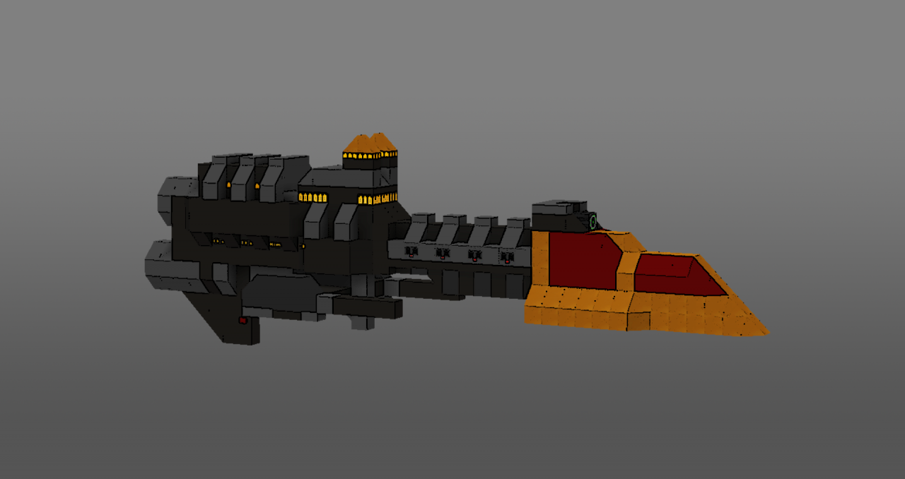 Battlefleet gothic : sword class frigate Minecraft Map