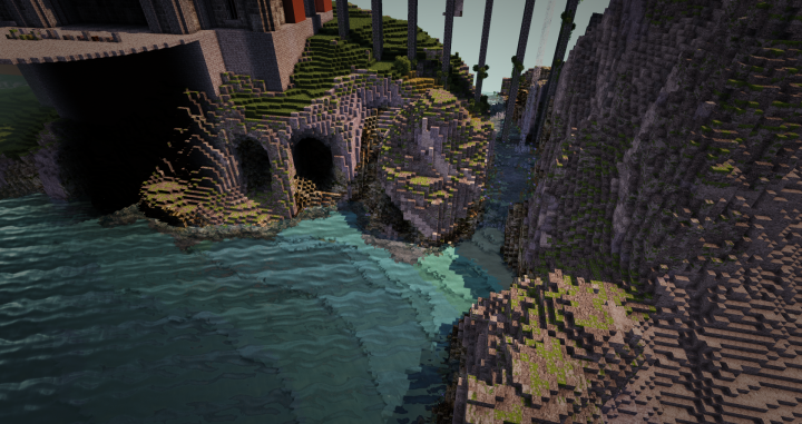 Seaside castle Minecraft Map