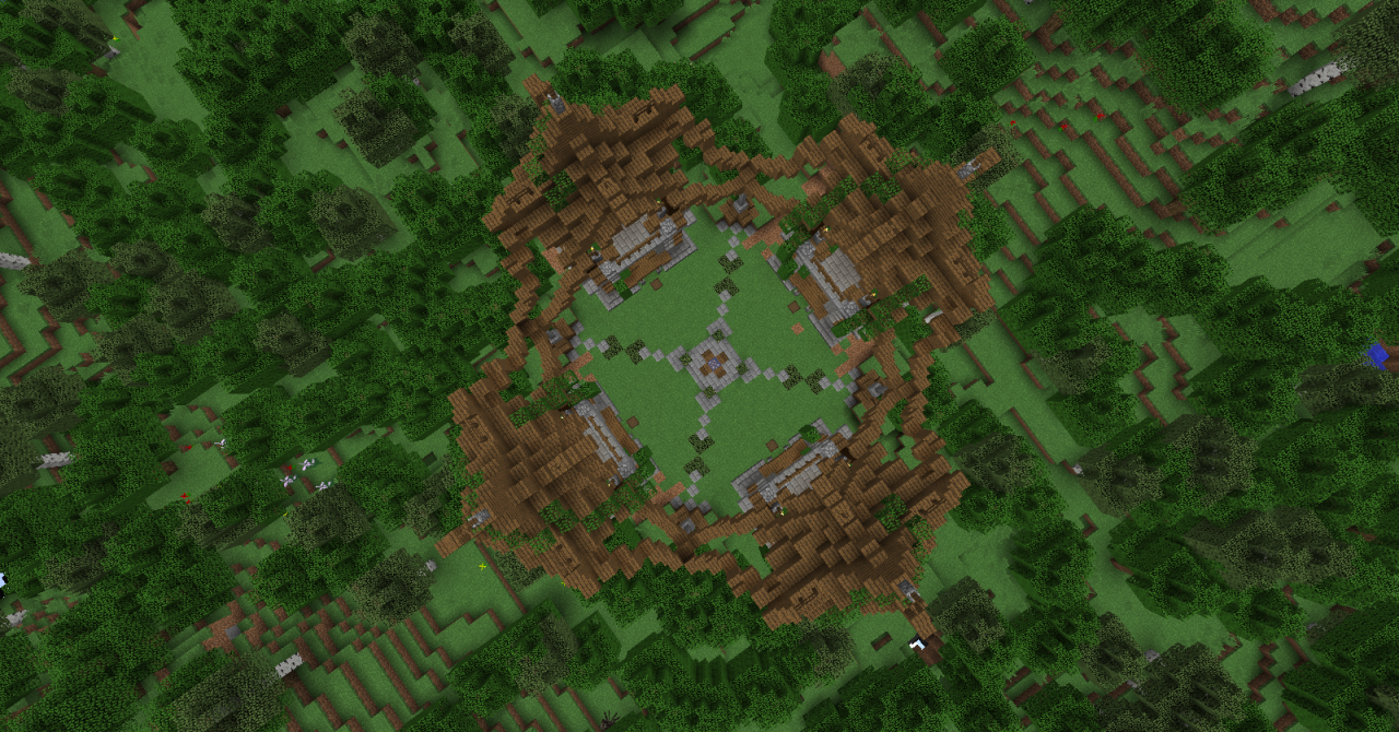 Small survival spawn Minecraft Map