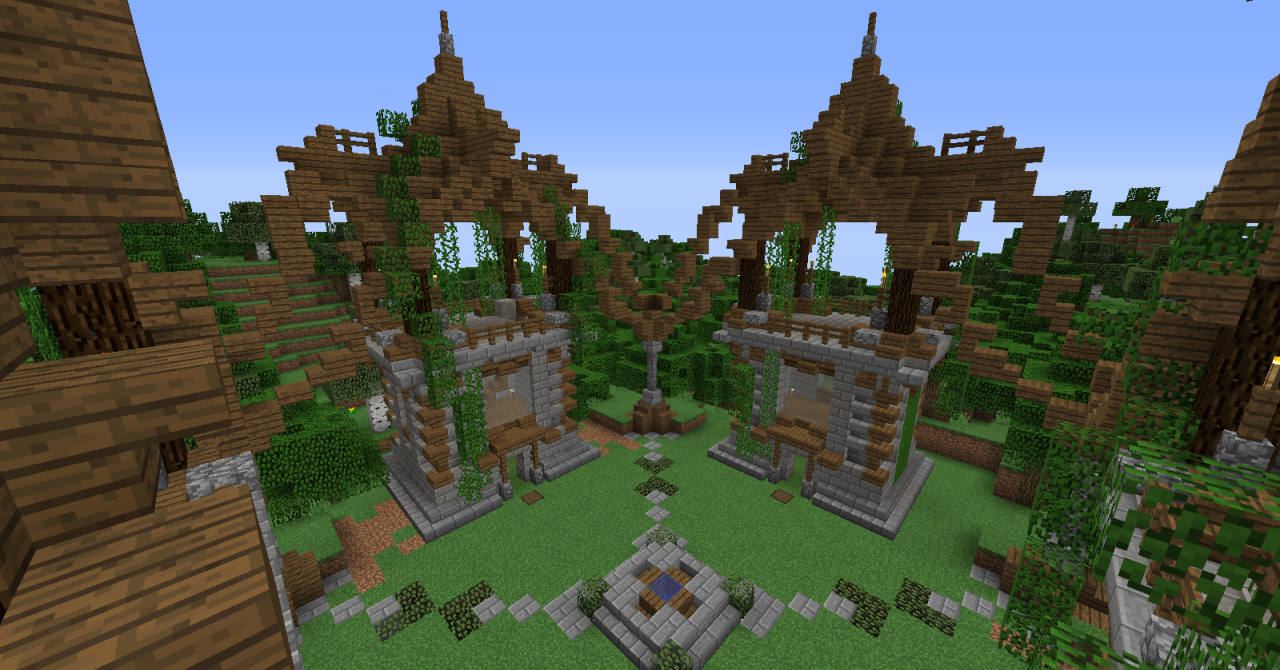 Small survival spawn Minecraft Map