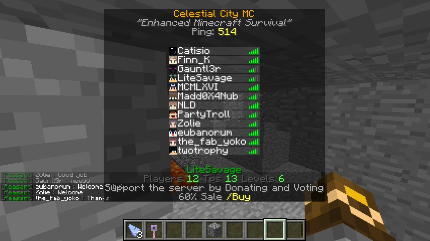 Celestial City MC Minecraft Server