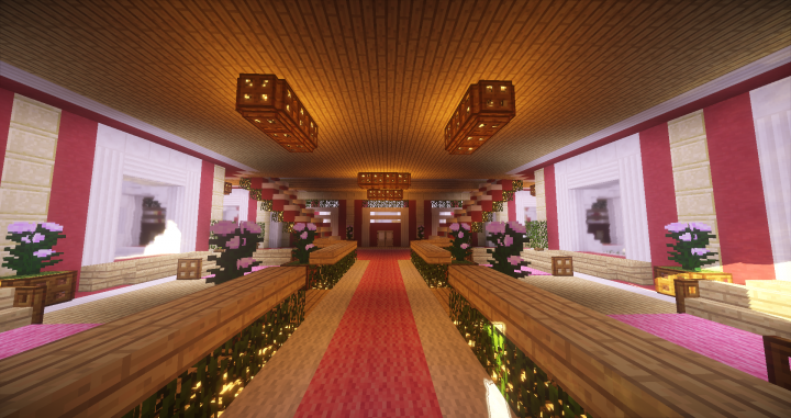 Pink Mansion Minecraft Map