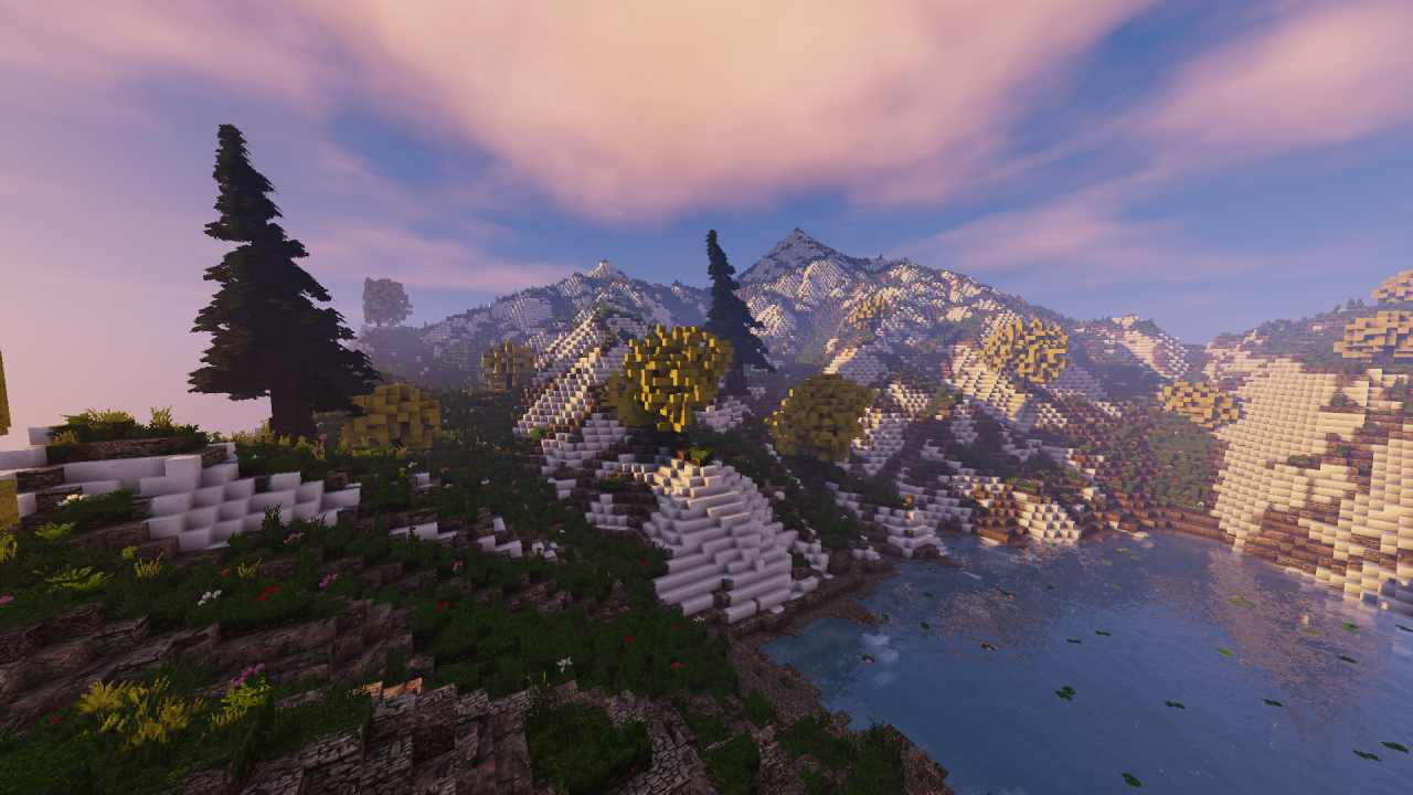 Υυmmγ' - A Japanese-like Landscape - 1k*1k Minecraft Map