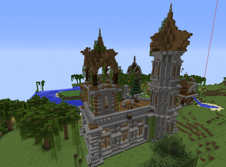 Small Town hall Minecraft Map