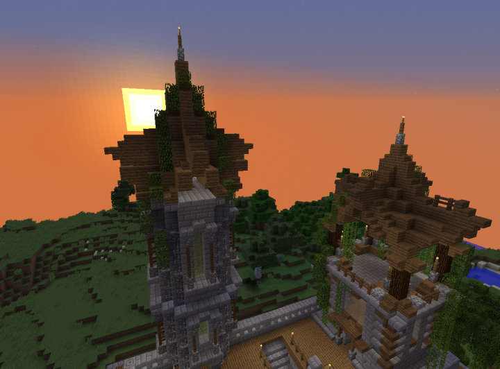 Small Town hall Minecraft Map