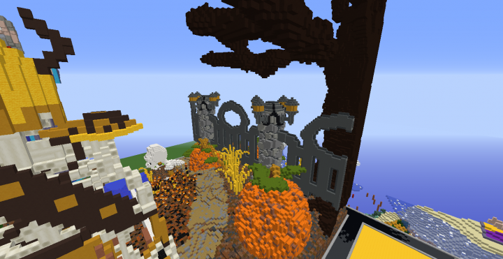 Wizard vs Skeleton Organic Minecraft Map