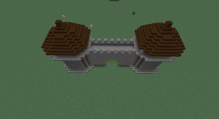 Twin Medieval Towers Minecraft Map