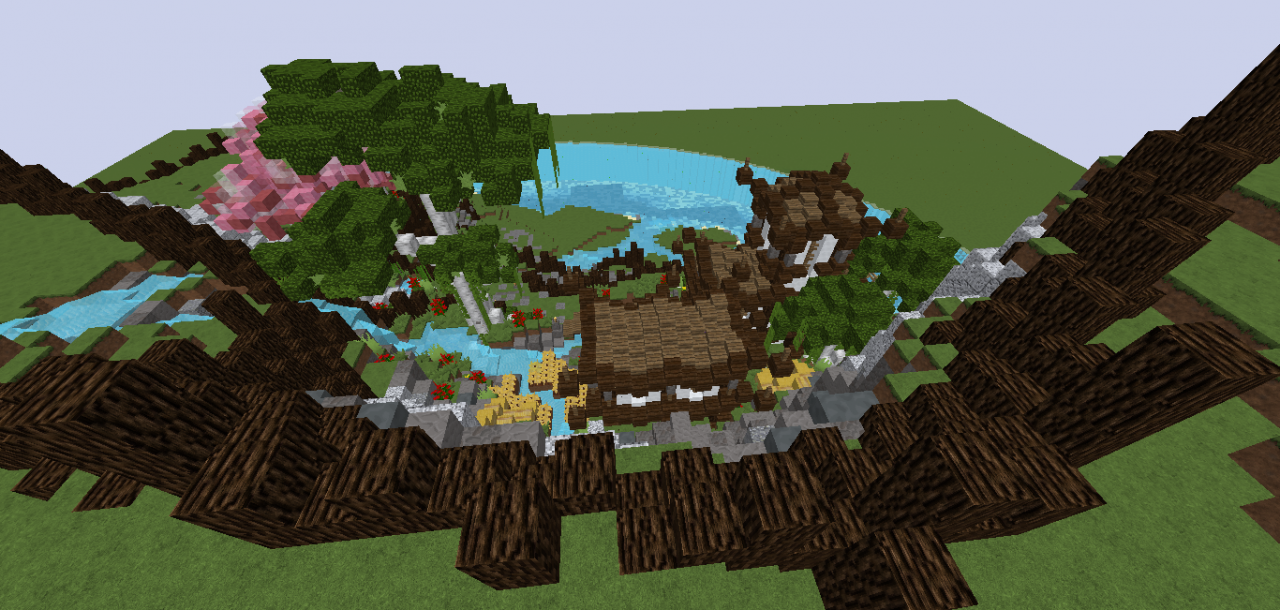 The Japanese City of Lau Gai Minecraft Map