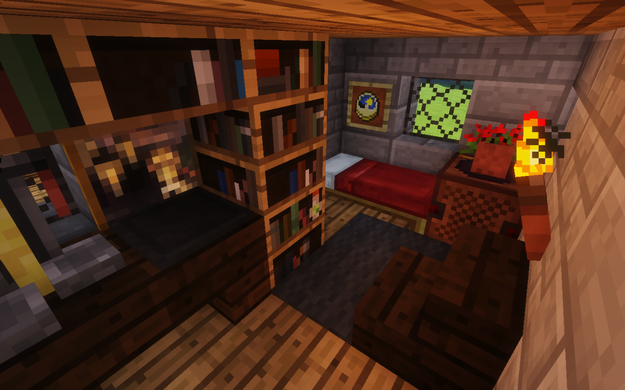Medieval Merchant's Home Minecraft Map