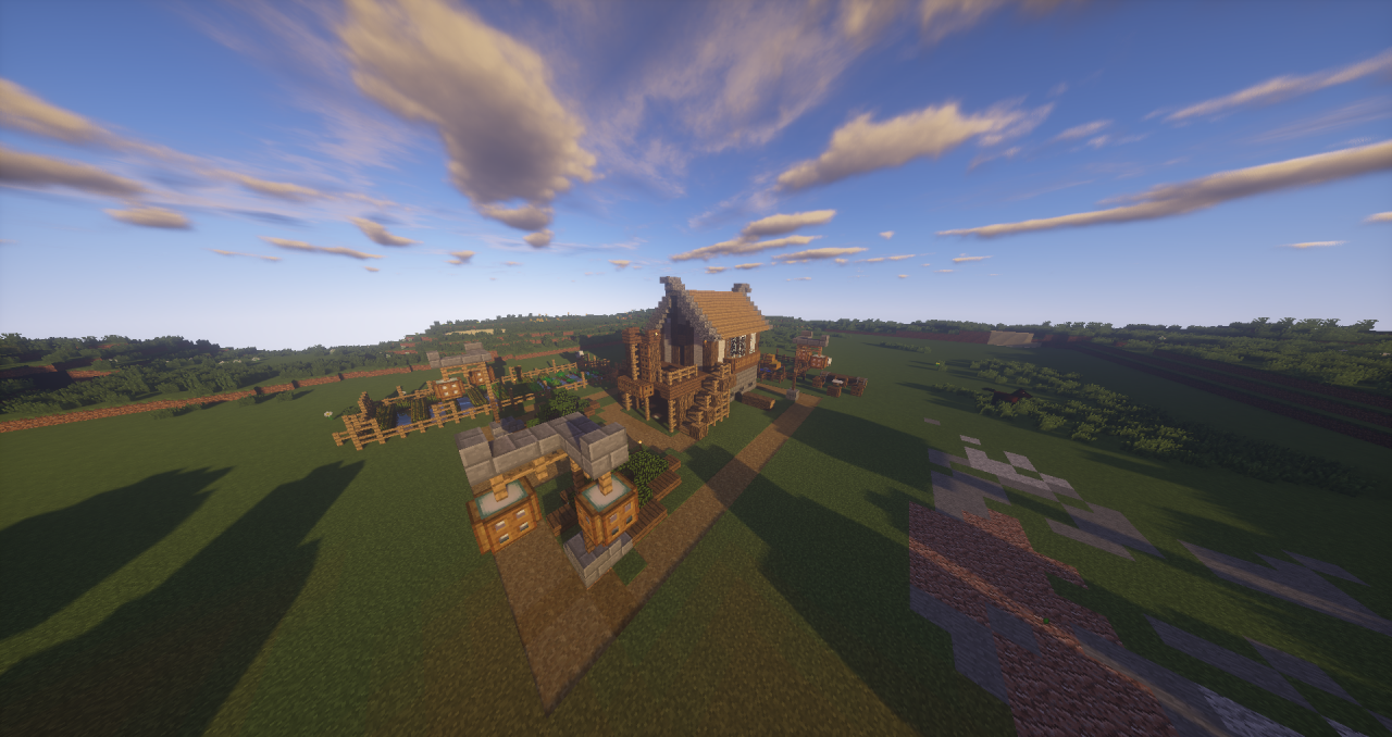 Town build (Town Hall) Minecraft Map