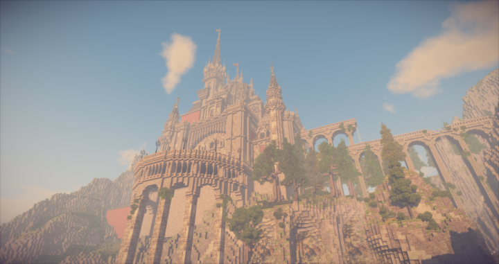 Seaside castle Minecraft Map