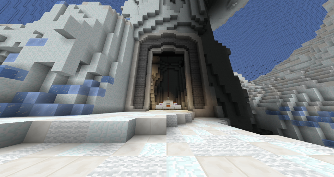 Star wars Hoth base Minecraft Map