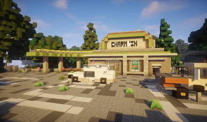 Drive-in ( Charming USA ) Minecraft Map