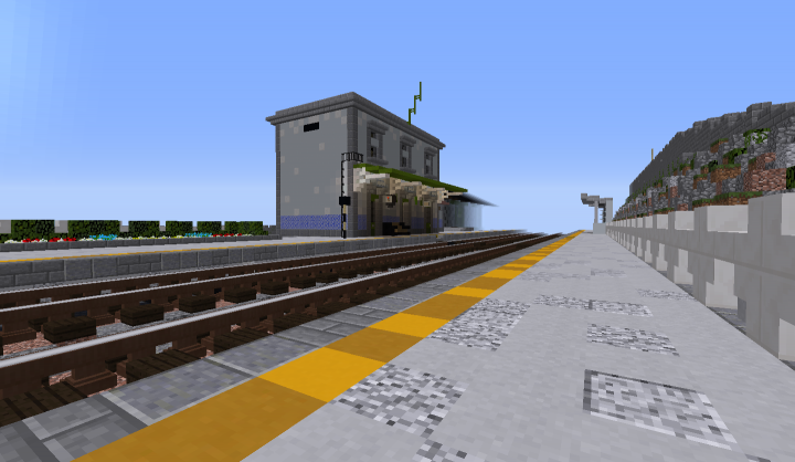 Rural Train Station Minecraft Map