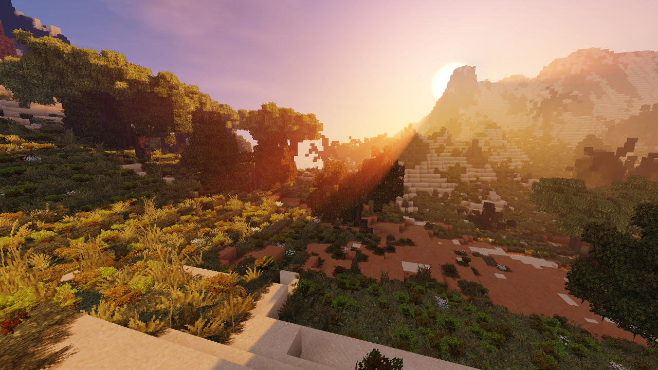 Υυmmγ' - Savanna & Mesa - 1k*1k Minecraft Map