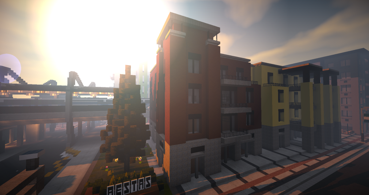 Vibrant Village Condominiums | Huntington Minecraft Map