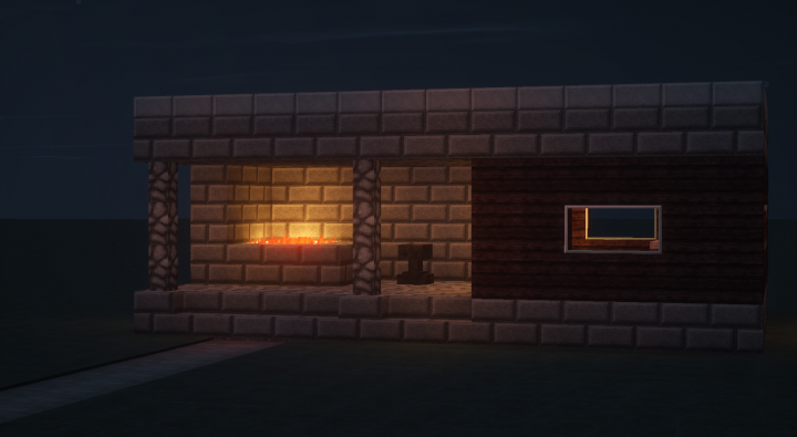 Village Updated Buildings #1- Blacksmith Minecraft Map