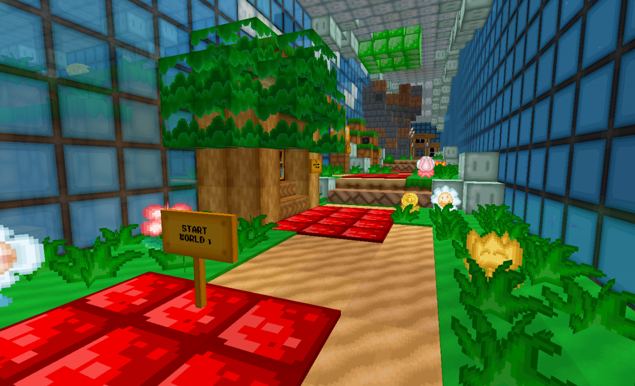 Mario Bros. adventure Minecraft Map