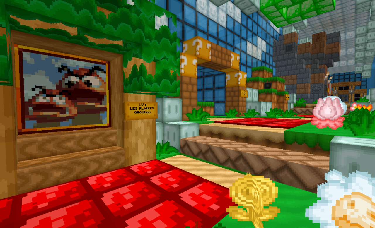 Mario Bros. adventure Minecraft Map