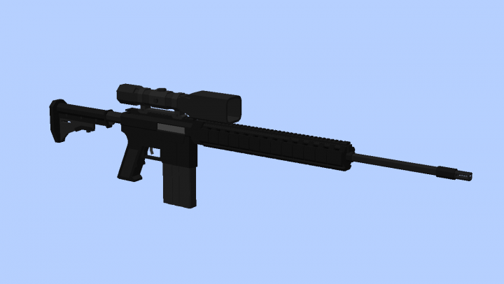 Realistic 3D Guns Pack - Snipers! Minecraft Texture Pack