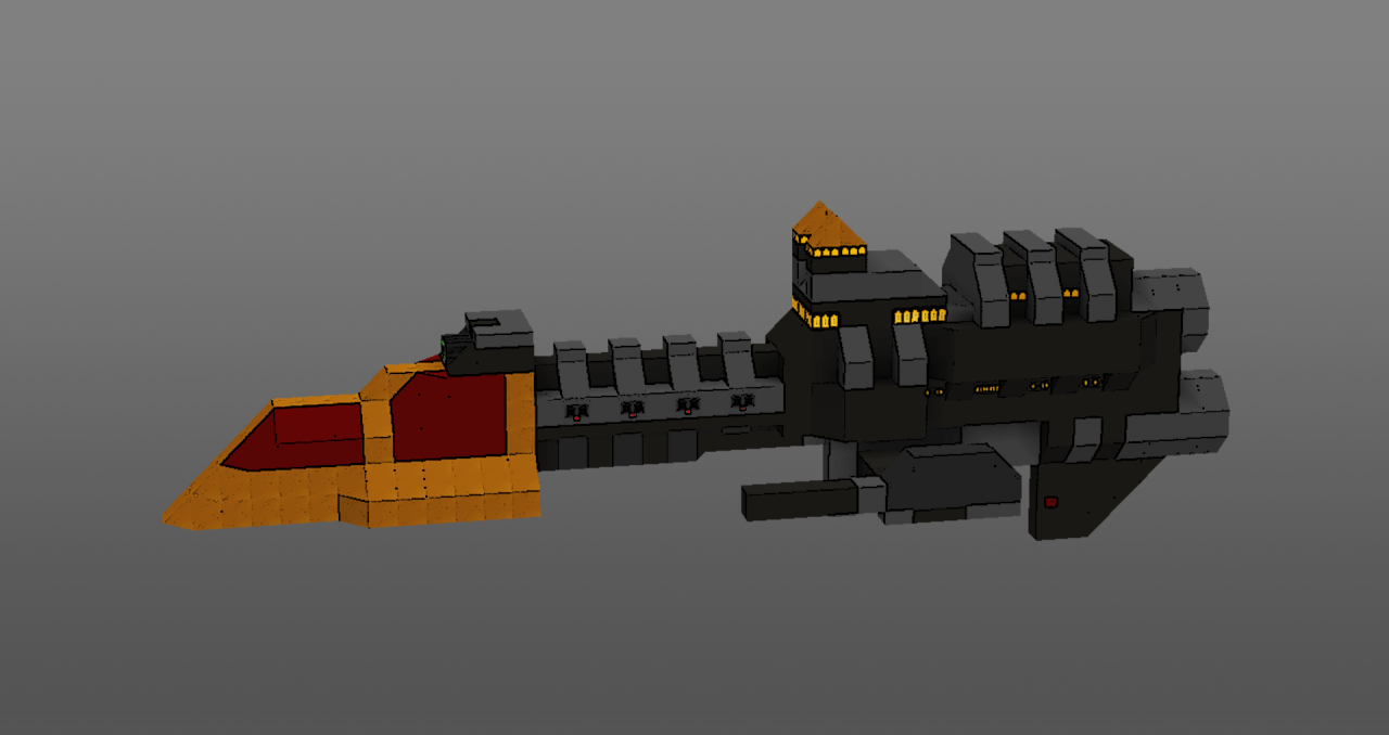 Battlefleet gothic : sword class frigate Minecraft Map