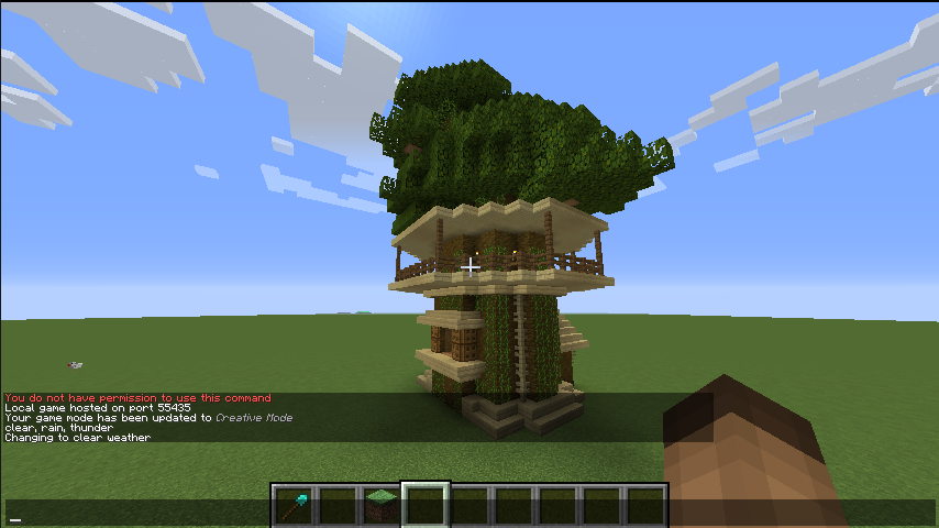Epic Tree House!!! Minecraft Map