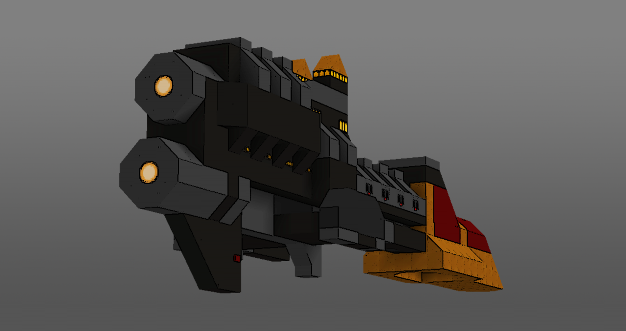 Battlefleet gothic : sword class frigate Minecraft Map