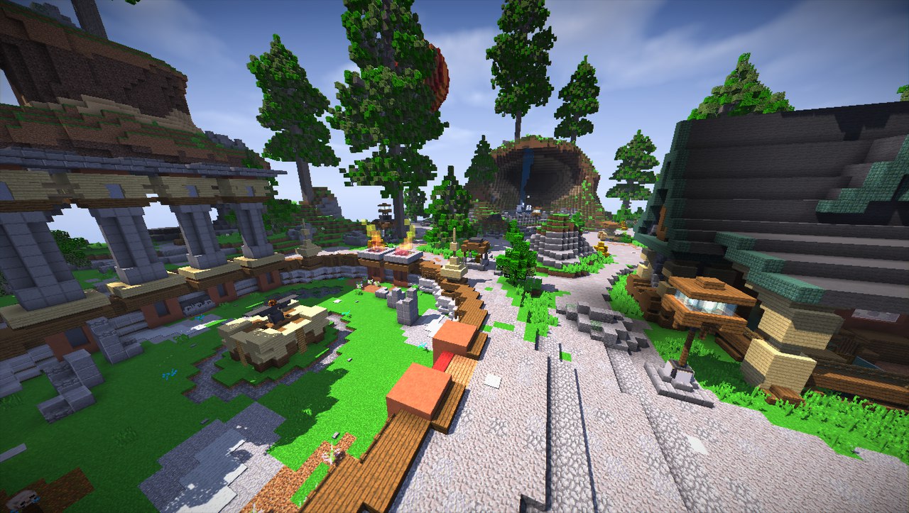 Survival Spawn for FireCloud Minecraft Map