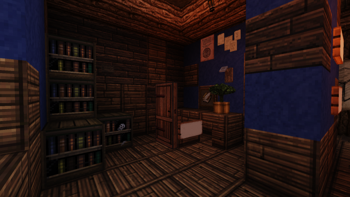 Wild Western General Store, Sheriff's and Church Minecraft Map