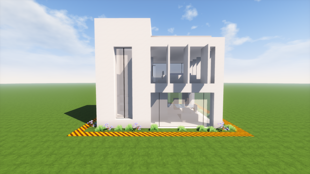 One-Chunk Modern House (w/ Download) Minecraft Map