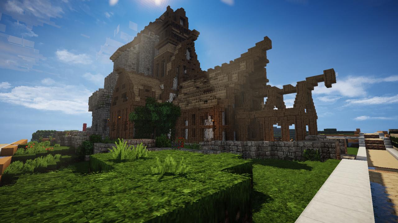 Skyrim's Inspired Dragonsreach Minecraft Map