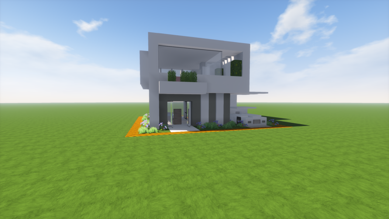 One-Chunk Modern House (w/ Download) Minecraft Map