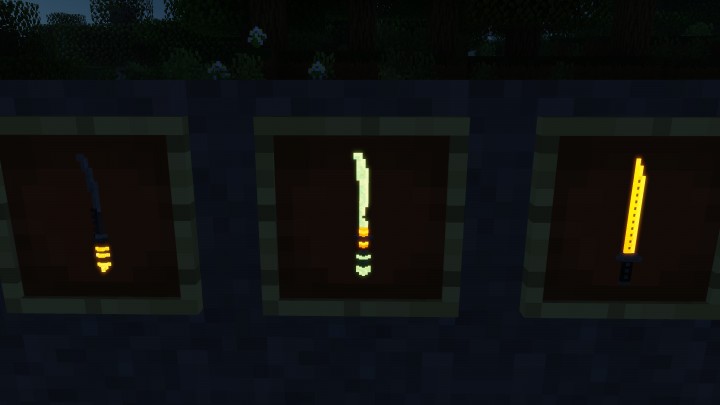 3D Glowing Swords Pack | 1.8-1.15 Minecraft Texture Pack