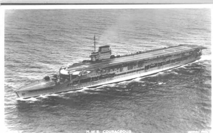HMS Courageous 1939 Minecraft Map