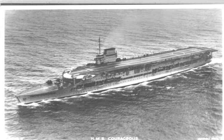 HMS Courageous 1939 Minecraft Map