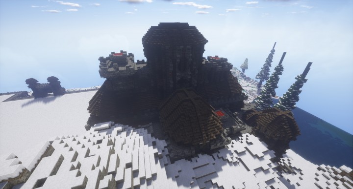 Snowy Kingdom Castle Minecraft Map