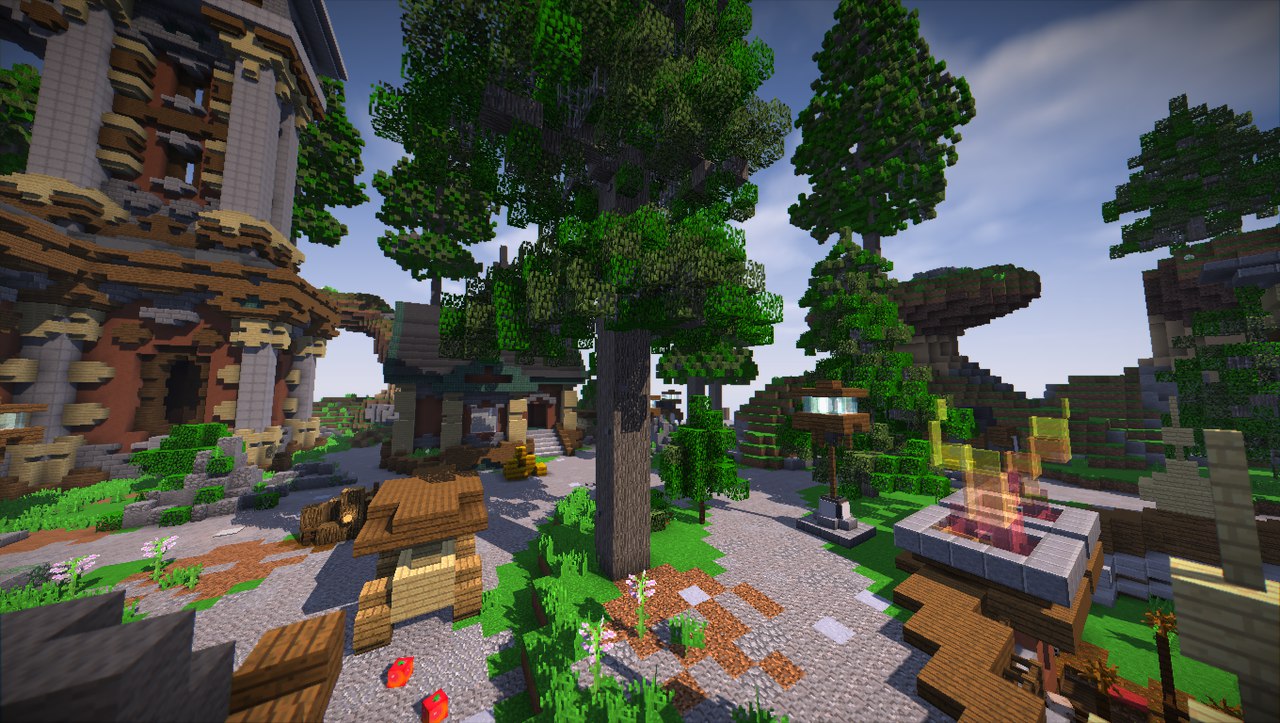 Survival Spawn for FireCloud Minecraft Map