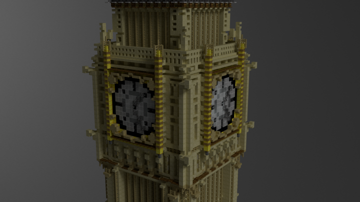 Elizabeth Tower / "Big Ben" Minecraft Map