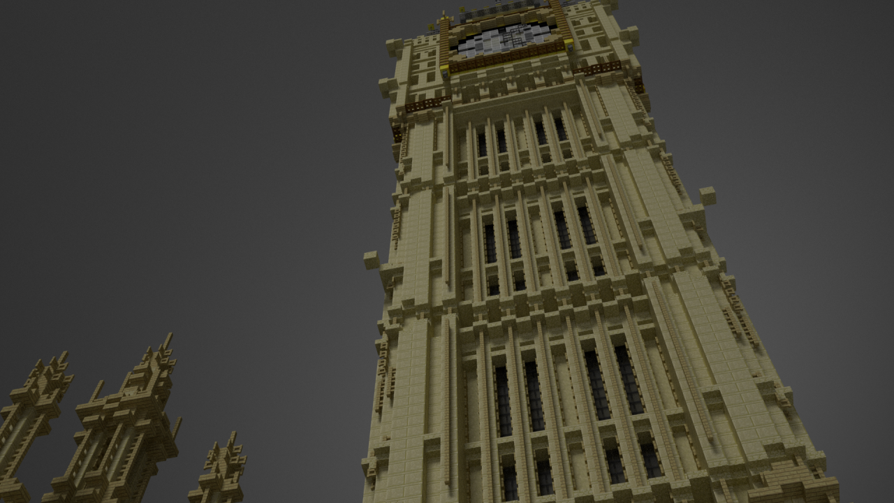 Elizabeth Tower / "Big Ben" Minecraft Map