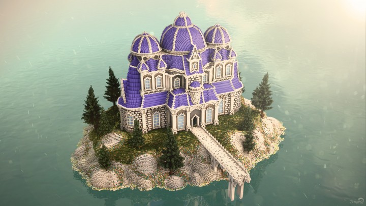 Palace on the Island Minecraft Map